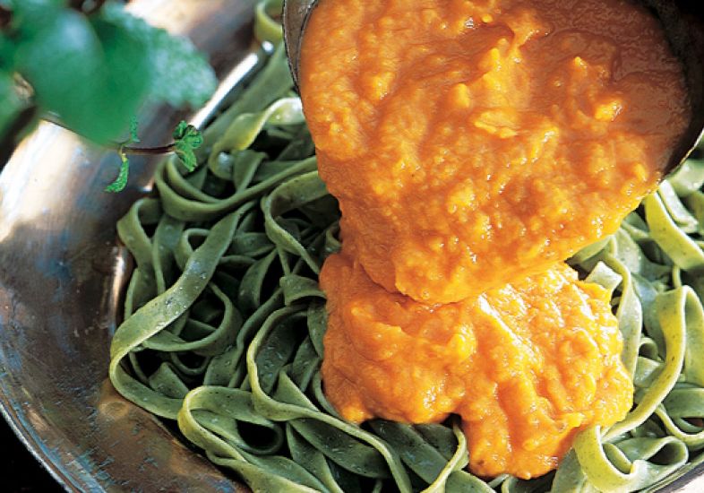 Talharim com Molho de Abóbora • Receitas | Peeters Place