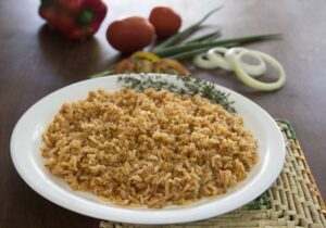 Arroz Árabe com Trigo e Molho de Tomate • Receitas | Peeters Place